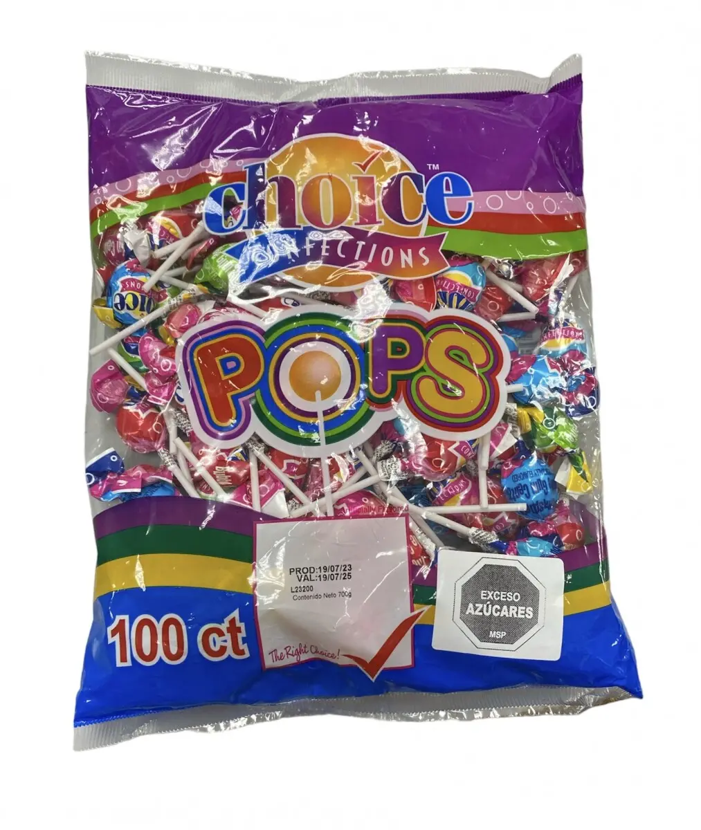 Chupetin CHOICE POPS x100 unidades | Casa Miguel