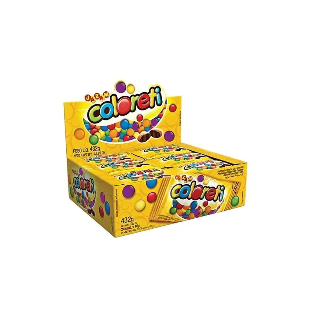 Mini Confite COLORETI Display x24unidades 18grs | Casa Miguel