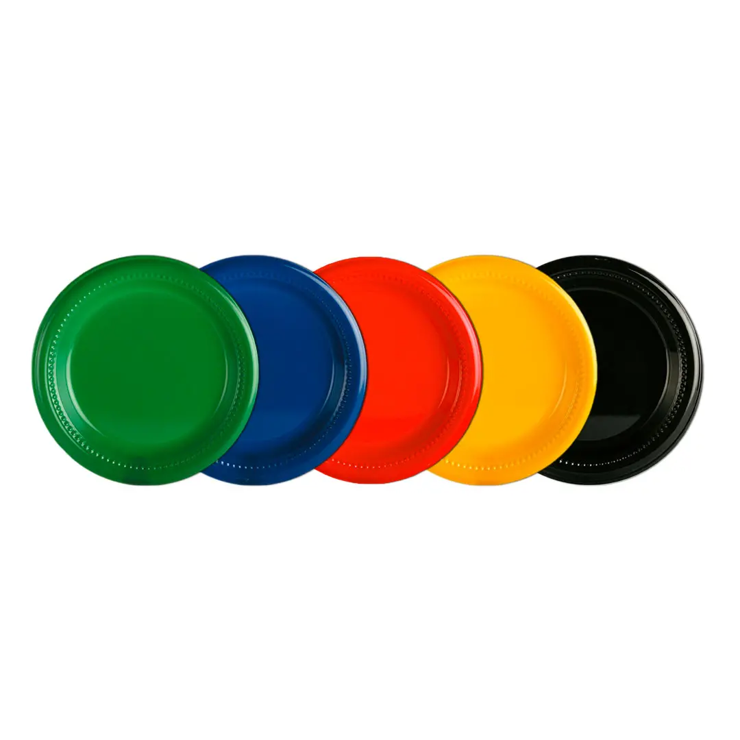 Platos Colores Surtido x 10 Unidades | Casa Miguel Cotillón